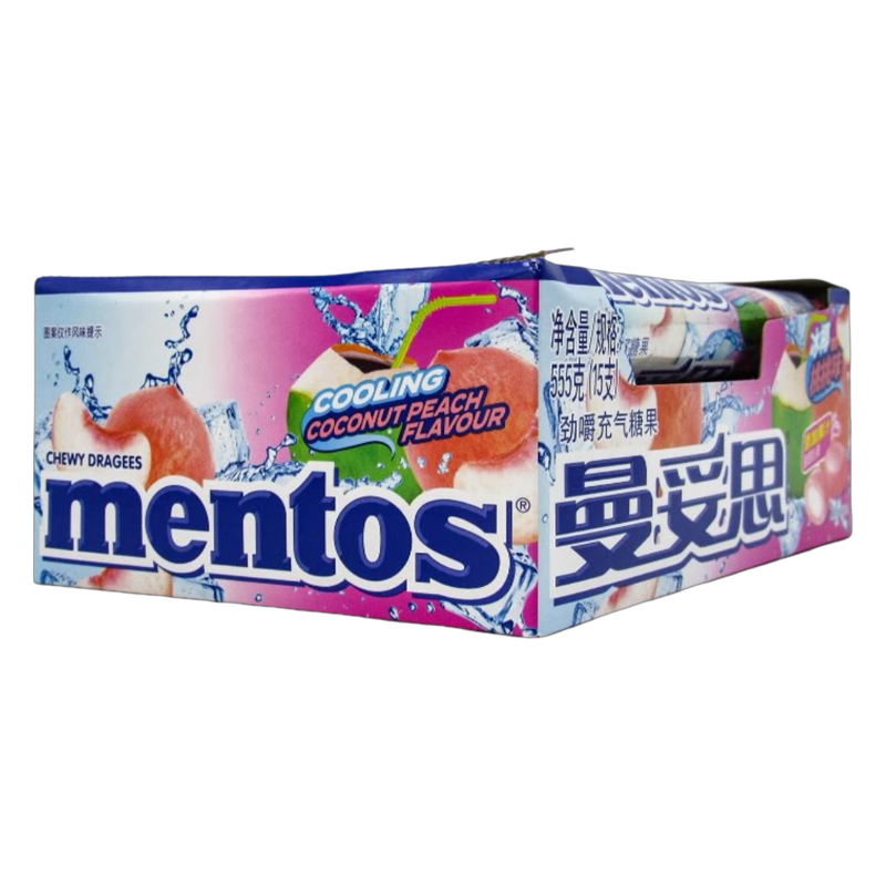 Mentos – Peach 15pk – CKZ WHOLESALE