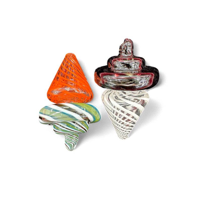 Striped Cone Carb Cap – CKZ WHOLESALE